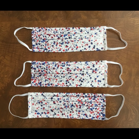 Handmade | Accessories | 3 Handmade 4th July Star Masks Adult | Poshmark
